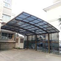 China Oasis S07 Carport: 5.5m Length Waterproof Polycarbonate Roof with 35cm Snow Load & 23m/s Wind Resistance for sale