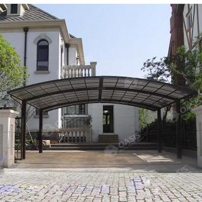 China Custom 5.5x3x3m Waterproof Metal Frame Carport with 35cm Snow Load & 23m/s Wind Resistance for sale