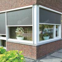 China Aluminium Frame Zip Track Blinds with 5-100% Sunshading & Remote Control for Pergola Systems for sale