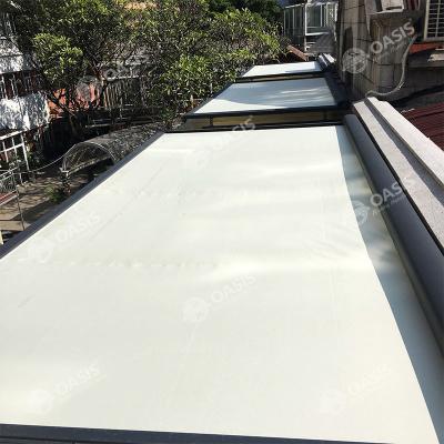 China Electric Sunshade Awning with Dickson Saulenda Fabric - 15°F Temperature Reduction & 25% Energy Savings for sale