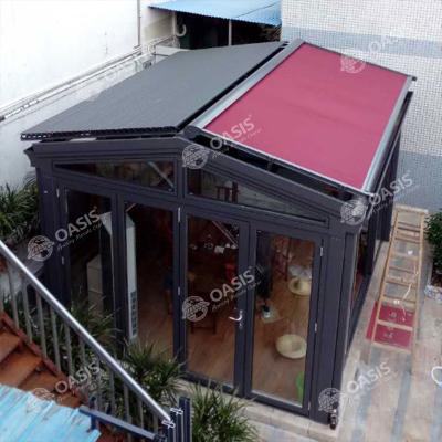 China Custom Electric Sunshade Awning with Dickson Fabric - Power Retractable Outdoor Shading System for Residential & Commercial Use for sale