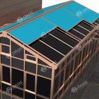 China 2x2.5m Aluminium Frame Electric Sun Shade Awning with Dickson Fabric for Patios and Hotels for sale