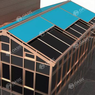 China 2x2.5m Aluminium Frame Electric Sun Shade Awning with Dickson Fabric for Patios and Hotels for sale