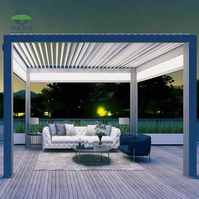 China motorized louvred pergola for sale