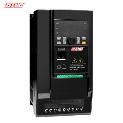 China ZFENG Variable Frequency Drive Controller with 3-Phase Input, 0 to 400 Hz Output Frequency, and 150% Overload Capacity for Motor Control for sale