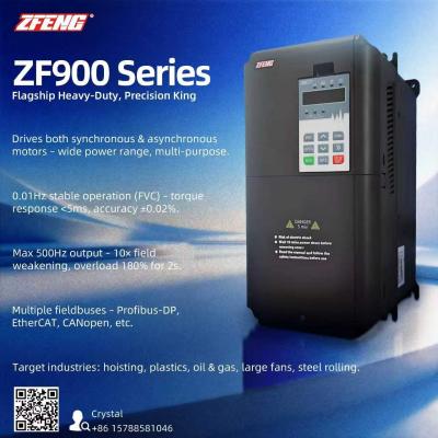 China ZF900 Series Industrial Variable Frequency Drive 7.5kW–800kW High-Performance VFD For Industrial Motor Control for sale