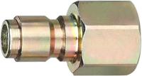 China Straight Through Interface Hydraulic Quick Connect Couplings High Flow Manual Sleeve Type ST Series for sale