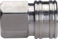 China Straight Through Interface Hydraulic Quick Connect Couplings High Flow Manual Sleeve Type ST Series for sale