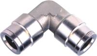 China Pneumaitc Metal Push In Fittings Nickel Plated Brass Male Stud Swivel Elbow for sale