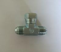 China Carbon Steel Hydraulic Adapter Fittings Cr3 Silver Jic 74°Cone Branch Tee Bj Series for sale