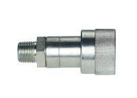 China Ball Seal Straight Thread Coupling For Hydraulic Jacks QKTL Series Durable for sale