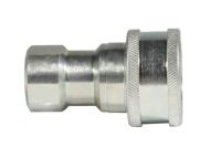 China Zinc Plated hydraulic quick disconnect couplings, Carbon Steel Hydraulic Coupling for sale