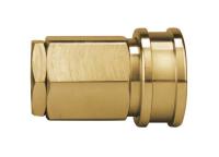 China Brass Quick Release Hydraulic Couplings KZD-SF Series For ISO 7241-1 B Interchange for sale