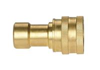 China Brass parker hydraulic quick connect , KZD Series Quick Release Hydraulic Connectors for sale
