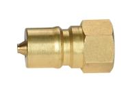 China Brass parker hydraulic quick connect , KZD Series Quick Release Hydraulic Connectors for sale