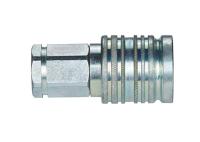 China Hydraulic Quick Push Pull Coupling Steel For Agriculture Machine Zinc CR3 for sale