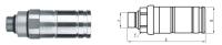 China Agriculture Push Pull Hydraulic Couplings , KZAV ISO A Interchange Hydraulic Quick Coupler for sale