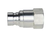 China Stainless Steel Flat Faced Hydraulic Quick Couplers QKPS Series for Agriculture Industry for sale