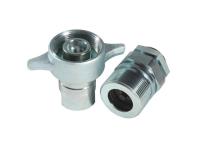 China Steel Threaded Quick Connect Under Pressure Screw Plugs Compatible With FASTER CVE Series for sale