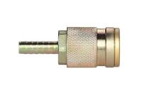 China Shut - Off Pneumatic Quick Connect Coupling Steel Single I Series WP 300psi for sale