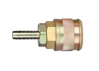 China Single Shut Off Pneumatic Air Connectors , Durable Steel Pneumatic Quick Disconnect for sale