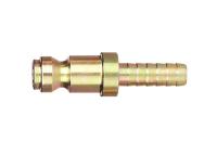 China Manual Sleeve Pneumatic Quick Connect Coupling Tru - Flate Single Shut Off for sale