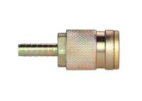 China Manual Sleeve Pneumatic Quick Connect Coupling Tru - Flate Single Shut Off for sale