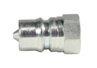China Carbon Steel Hydraulic Quick Connect Couplings Release Plug For Gas Transfer Lines for sale