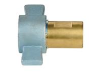 China Brass Threaded Quick Connect QKTF Series WP 3625 Psi for Building Construction for sale