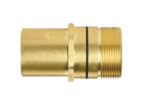 China Brass Threaded Quick Connect QKTF Series WP 3625 Psi for Building Construction for sale