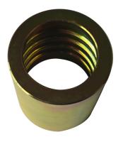 China 4SP 4SH 00400 Steel Air Hose Ferrule , Zinc Plated Hydraulic Hose Ferrule for sale