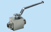 China KHB High Pressure Hydraulic Ball Valve Carbon Steel Max Pressure 500 bar for sale