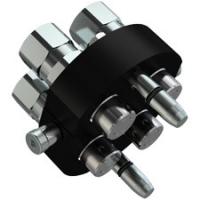 China Hydraulic 4 Lines Multi Coupling , QP508 Series Hydraulic Quick Couplings for sale