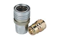 China Tema Type Steel Hydraulic Quick Connect / Middle Pressure Quikc Release Plugs for sale