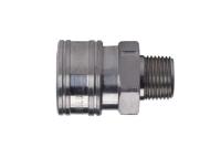 China SS304 Hydraulic Quick Connect Couplings ST Series 2200 PSI For Food Processing for sale
