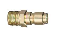 China Steel Straight Through Hydraulic Quick Connect Plug Male Thread ST Series for sale
