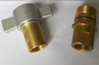 China Brass Female Threaded Coupling QKTF Series WP 3625 Psi for Building Construction for sale