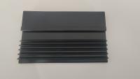 China Vertical Mounting Al Heat Sink Black Anodized Precision CNC Machining for sale