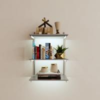 China Household Aluminium Shelf Extrusion Frame Profile For Kitchen for sale