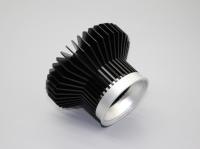 China Custom 6063 Anodized Aluminum Extruded Heat Sink Thermal Conductivity for sale