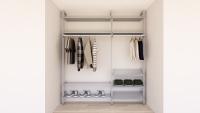 China Stiffness Sleek Aluminum Extrusion Shelf Unit Customized for sale