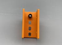 China Lightweight And Durable Solar Panel Aluminium Profile Black Orange Customized Length for sale