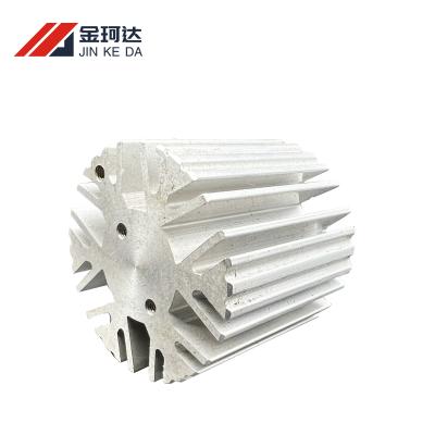 China High-efficiency extruded 6063 aluminum heatsink with anodized anti-oxidation finish, custom fin structure for CPU, LED light, industrial circuit heat dissipation, lightweight, low therma for sale
