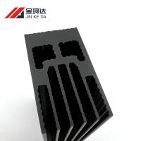 China Bonded fin aluminum heatsink with high thermal conductivity base, suitable for inverters, charging piles and automotive electronics for sale