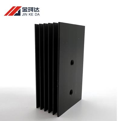 China Bonded fin aluminum heatsink with high thermal conductivity base, suitable for inverters, charging piles and automotive electronics for sale