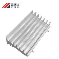 China Large industrial aluminum heatsink with thick base & tall fins for converters and energy storage modules, support drilling, tapping and secondary precision processing for sale