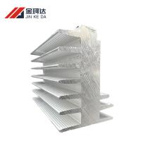 China Large industrial aluminum heatsink with thick base & tall fins for converters and energy storage modules, support drilling, tapping and secondary precision processing for sale