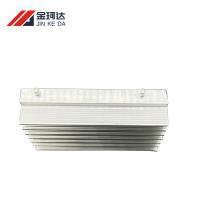 China Large industrial aluminum heatsink with thick base & tall fins for converters and energy storage modules, support drilling, tapping and secondary precision processing for sale
