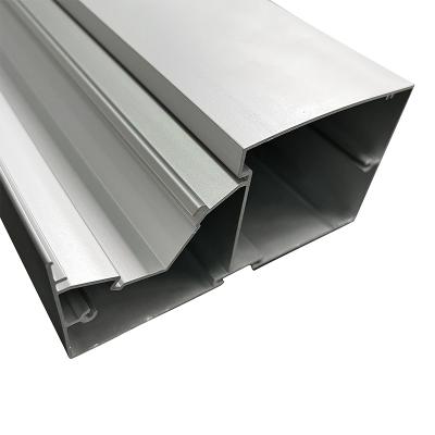 China Custom extruded LED aluminum profile, multiple widths with PC diffuser for mall and villa lighting engineering orders for sale