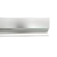 China Custom extruded LED aluminum profile, multiple widths with PC diffuser for mall and villa lighting engineering orders for sale